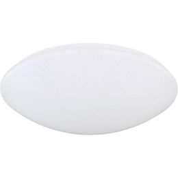 Globo LIGHTING LED Deckenleuchte &raquo;ATREJU I&laquo; LED-Modul 1 Stk. Tageslichtwei&szlig; Deckenlampe/rund/Wohnzimmer/Schlafzimmer/Sterneeffekt wei&szlig; 1 Stk.