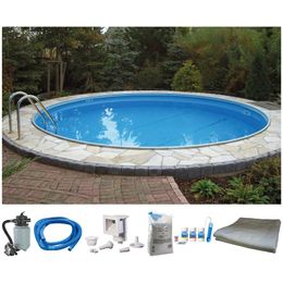 my POOL BWT Rundpool &raquo;PREMIUM inkl. umfangreichem Zubeh&ouml;r&laquo; H&ouml;he 120 cm, in verschiedenen Gr&ouml;&szlig;en erh&auml;ltlich wei&szlig; &Oslash;/B/H/L: 600cm x Breite x H&ouml;he 120cm x