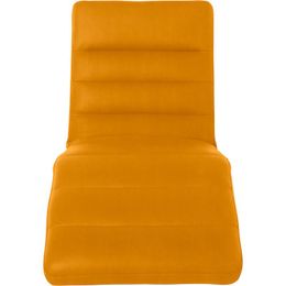 W.Schillig Relaxliege &raquo;daily dreams&laquo; Funktionsliege wahlweise mit Motor, Gestell matt, Breite 75 cm gelb Longlife Xtra-Leder Z59: Glattleder mit 