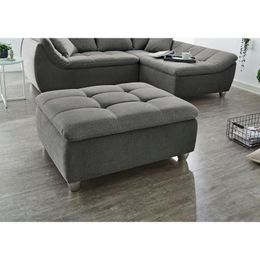 Jockenh&ouml;fer Hocker &raquo;Genua, B: 103 cm&laquo; individuell zu kombinieren grau Korpus: 100% Polyester;Zierkissen: 100% Polyester B/H/T: 103cm x 48cm x 82,5cm, Microfaser 