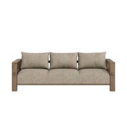 Karup Design Sofa &raquo;Bare Sofa, Schlafsofa mit Boxspring, 3-Sitzer, Couch, Bettfunktion&laquo; Boxspring-Matratze mit Sprungfedern, 3 R&uuml;ckenkissen, Made in Europe Bezug: 