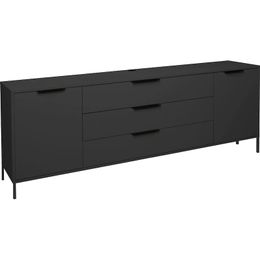 M&auml;usbacher Sideboard &raquo;Bonnie&laquo; Sideboard mit Quadratgestell grau B/H/T: 216cm x 70cm x 45cm, 2 Stk., 2 Stk.