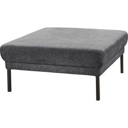 3C Candy Hocker &raquo;Mallow&laquo; passend zur Polsterserie "Mallow" in Flachgewebe grau 100% Polyester B/H/T: 90cm x 43cm x 90cm, Flachgewebe