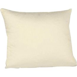 Fleuresse Kissenbezug &raquo;Colours Mako Satin, 100% Baumwolle, mit Rei&szlig;verschluss&laquo; Mako Satin, gl&auml;nzend, glatt, Premium Qualit&auml;t beige Mako-Satin, Mako-