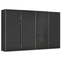 Rauch Schwebet&uuml;renschrank &raquo;Kleiderschrank Schrank Garderobe Schlafzimmerschrank SCALE-FYRA&laquo; edle viergeteilte T&uuml;ren mit Glas-Front viele Farben MADE 