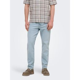 Only & Sons Only & Sons Herren ONLY & SONS Straight-Jeans &raquo;ONSWEFT REGULAR WB 0021 TAI DNM NOOS&laquo; Baumwollmischung, straight fit 28, L&auml;nge 30