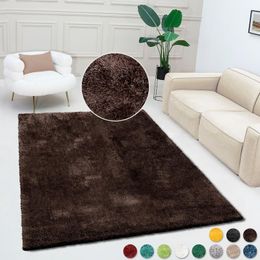 Bruno Banani Teppich &raquo;Dana Teppich, besonders weich und kuschelig, Kundenliebling&laquo; rechteckig 30 mm H&ouml;he uni, Mikrofaser Teppiche, Wohnzimmer, Schlafzimmer, 