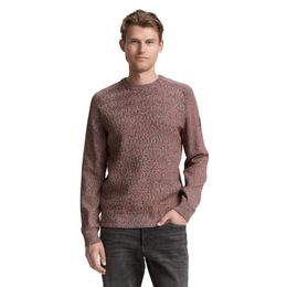 Tom Tailor Herren Tom Tailor Strickpullover mit Logo Stickerei am Arm gr&uuml;n L