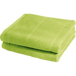 Fleuresse Badetuch &raquo;2828&laquo; Duschhandt&uuml;cher, Handt&uuml;cher, Walkfrottee, 100% Baumwolle gr&uuml;n Frottier, Obermaterial: 100% Baumwolle B/L: 90cmx200cm, 1 Stk.