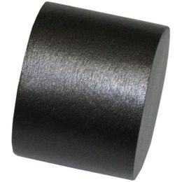 Gardinia Gardinenstangen-Endst&uuml;ck &raquo;Endkappe&laquo; Serie Gardinenstange Industrial Home schwarz 2 Stk.