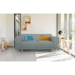 OTTO home 2-Sitzer &raquo;Maroon&laquo; in skandinavischem Design, mit losen Kissen blau Struktur grob ( 100% POLYPROPYLEN;Struktur fein ( 100% Polyester);