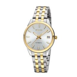 Regent Uhren Regent Damen Automatikuhr Armbanduhr, Damenuhr, Mechanische Uhr, Edelstahlarmband, analog, Tag Einheitsgr&ouml;&szlig;e