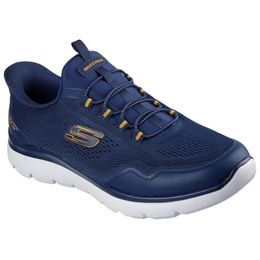 Skechers Herren Slip-On Sneaker &raquo;SUMMITS&laquo; Freizeitschuh, Schn&uuml;rschuh mit Memory Foam blau 44
