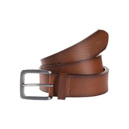 Tom Tailor Herren Tom Tailor Lederg&uuml;rtel &raquo;TTSCOTT&laquo; 3,5 cm breit, Herreng&uuml;rtel, Jeans und Casual, bis Gr. 120 braun 110