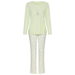 Lascana Damen Lascana Pyjama Set, 2 gr&uuml;n 44/46