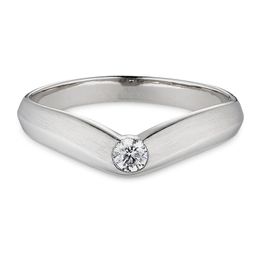 Bruno Banani Damen Silberring &raquo;Schmuck Geschenk&laquo; mit Zirkonia (synth.) 54, Silber 925 (Sterlingsilber), 2,8mm