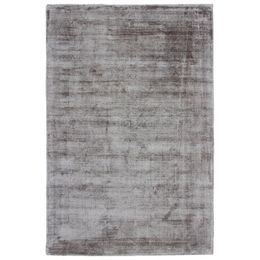 Kayoom Teppich &raquo;My Raaja 230&laquo; rechteckig 12 mm H&ouml;he Kurzflor, Viskose, leichter Glanz, Wohnzimmer grau Viskose B : 200cm 1 Stk., 12mm, L: 290cm