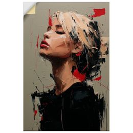 Artland Wandbild &raquo;Fierce Serenity I&laquo; Bilder von Frauen 1 Stk. tlg. als Alubild, Leinwandbild, Poster, Wandaufkleber in verschied. Gr&ouml;&szlig;en Vinyl B/H/T: 20cm x 