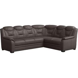 COTTA Ecksofa &raquo;Marcus L-Form&laquo; wahlweise mit Schlaffunktion & Stauraum braun 64% Polyurethan, 25% Polyester, 11% Baumwolle B/H/T: 263cm x 99cm x 211cm,
