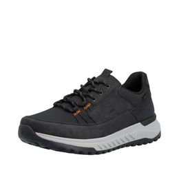 Rieker Herren Sneaker Schn&uuml;rschuh, Halbschuh, Outdoorschuh mit Profilsohle, TEX-Membrane schwarz 40