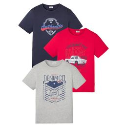 bonprix Herren bonprix T-Shirt Packung, 3 regular fit, kurze &Auml;rmel, aus Baumwolle 60/62 (XXL)