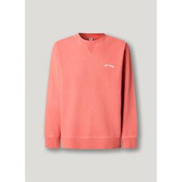 Pepe Jeans Herren Sweatshirt &raquo;JOHN CREW&laquo;, mit Rippeinsatz am Rundhals, Logoschriftzug XL