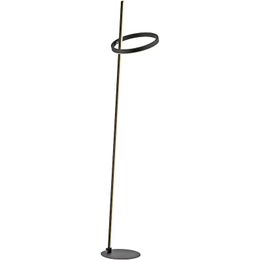 JUST LIGHT LED Stehlampe &raquo;RITUS&laquo; LED-Board 1 Stk. Warmwei&szlig; Touchdimmer, getrennt schaltbar, Memoryfunktion 2, &Oslash; 30cm H: 159,5cm, 1 Stk.