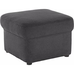 DOMO collection Polsterhocker &raquo;SARAFINA 61x61 cm, hochwertig und komfortabel&laquo; braun Microfaser PRIMABELLE (100% Polyester) / Struktur (90% Polyester; 