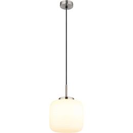 Globo LIGHTING H&auml;ngeleuchte &raquo;KLADORA&laquo; E27 1 Stk. H&auml;ngelampe Esszimmer-Leuchte Esstischleuchte Wohnzimmer wei&szlig; &Oslash; 24cm H: 130cm, 1 Stk.