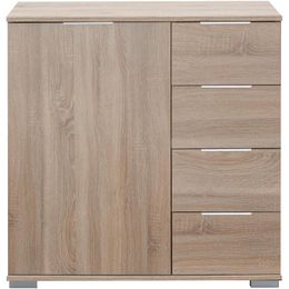 wimex Kombikommode &raquo;Easy&laquo; braun Breite/Tiefe/H&ouml;he: 82/40,5/83 cm