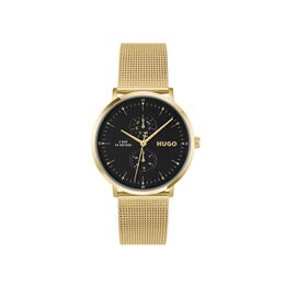 Hugo Herren Hugo Multifunktionsuhr &raquo;#STYLE&laquo; Quarzuhr, Armbanduhr, Herrenuhr, Edelstahlarmband, analog Einheitsgr&ouml;&szlig;e