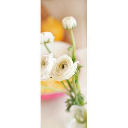 ARCHITECTS PAPER Fototapete &raquo;White Buttercup&laquo; Blumen Tapete Natur Fototapete Panel 1,00m x 2,80m bunt Vlies B/L: 1m x 2,8m