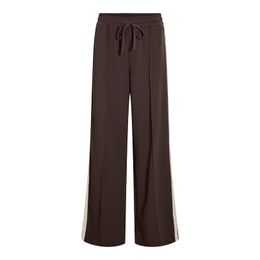 Vila Damen Sweathose &raquo;VICLUA HW WIDE TRACK PANTS - NOOS&laquo; Materialmix, weit geschnitten XS (34), N-Gr