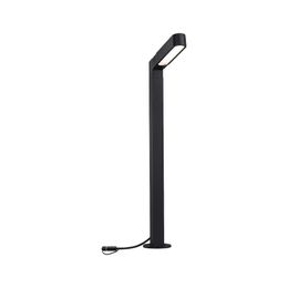 Paulmann LED Pollerleuchte &raquo;Plug & Shine Ito IP65 3000K 6W Anthrazit&laquo; 1 Stk. Warmwei&szlig; Einzelleuchte Vertikale Ausrichtung grau 1, H: 110,3cm, 1 Stk.