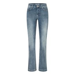 MAC Damen MAC Bootcut-Jeans &raquo;BOOT&laquo; im Five-Pocket Style blau 34, L&auml;nge 32