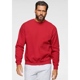Fruit of the Loom Herren Fruit of the Loom Sweatshirt, im unifarbenen Design rot L (52/54)