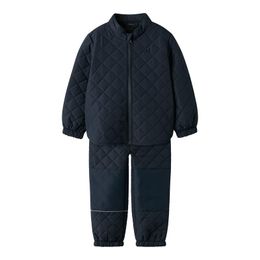 name it Damen Steppjacke &raquo;NMNCHILLY QUILT SET FO NOOS&laquo; Set, 2 Stk. tlg. mit passender Hose blau 98