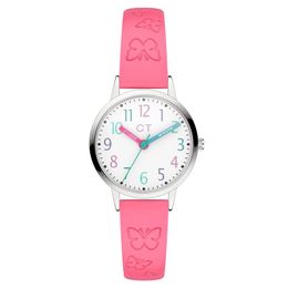 Cool Time Damen Cool Time Quarzuhr &raquo;The Cool Pink Butterfly&laquo; Armbanduhr, Kinderuhr, M&auml;dchen, analog Einheitsgr&ouml;&szlig;e