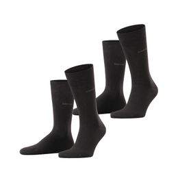 Esprit Herren Socken &raquo;Basic Easy&laquo; 2 Paar, 2 Paar tlg. druckfreier, breiter Komfortbund, atmungsaktiv, uni Socken 39-42