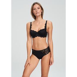 SuSa Damen Dirndl-BH &raquo;Wiesn-Zauber&laquo; mit Spitze, elastisch, vorgeformte Cups, feminin schwarz 90, Cup C Trachtenmode