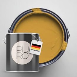 A.S. Cr&eacute;ation Wandfarbe &raquo;Premium Innenwandfarbe PURO Tuchmatt smooth saffron&laquo; ideal f&uuml;r Wohnzimmer, Schlafzimmer, Flur und K&uuml;che, Farbwelt Orange orange 1 l 1ml