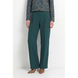 Richroyal Damen RICHROYAL Bundfaltenhose Regular fit mit Bundfalten gr&uuml;n 36, N-Gr