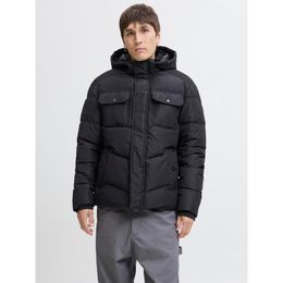 Jack & Jones Jack & Jones Herren Steppjacke &raquo;JJMORGAN PUFFER JACKET&laquo; mit Kapuze schwarz M