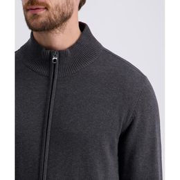 Pierre Cardin Herren Strickjacke &raquo;Strickjacke StKrgRV&laquo; mit Taschen grau XXL