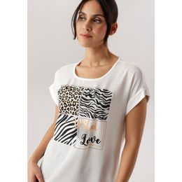 Aniston Selected Damen Aniston SELECTED Shirtbluse im Materialmix 38
