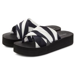 French Connection Damen Pantolette &raquo;Sandale, Sommerschuhe, Mule, offener Schuh, Badelatsche, Badeschlappe&laquo; Badepantolette mit wasserabweisender und 