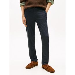 Tommy Hilfiger Herren 5-Pocket-Hose &raquo;BLEECKER PRINTED STRUCTURE&laquo; slim fit, modisch, mit Struktur blau 40, L&auml;nge 34