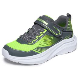 Skechers Jungen Sneaker &raquo;MICROSPEC VELOCITY&laquo; Klettschuh, Schlupfschuh, Gr&ouml;ssenschablone zum Download blau 37