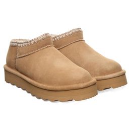 Bearpaw Damen Winterboots &raquo;Lyanna Platform&laquo; Plateauboots, Schlupfstiefel mit Plateausohle beige 40
