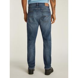 Tommy Jeans Herren Slim-fit-Jeans &raquo;Ryan Regular Slim Straight&laquo; Slim‐Straight‐Jeans aus hochwertigem Denim regul&auml;rer Leibh&ouml;he blau 32, L&auml;nge 34